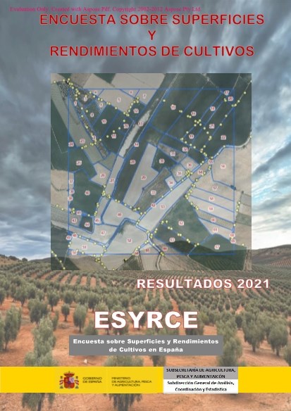 Encuesta Sobre Superficies Y Rendimientos De Cultivos En España 2021